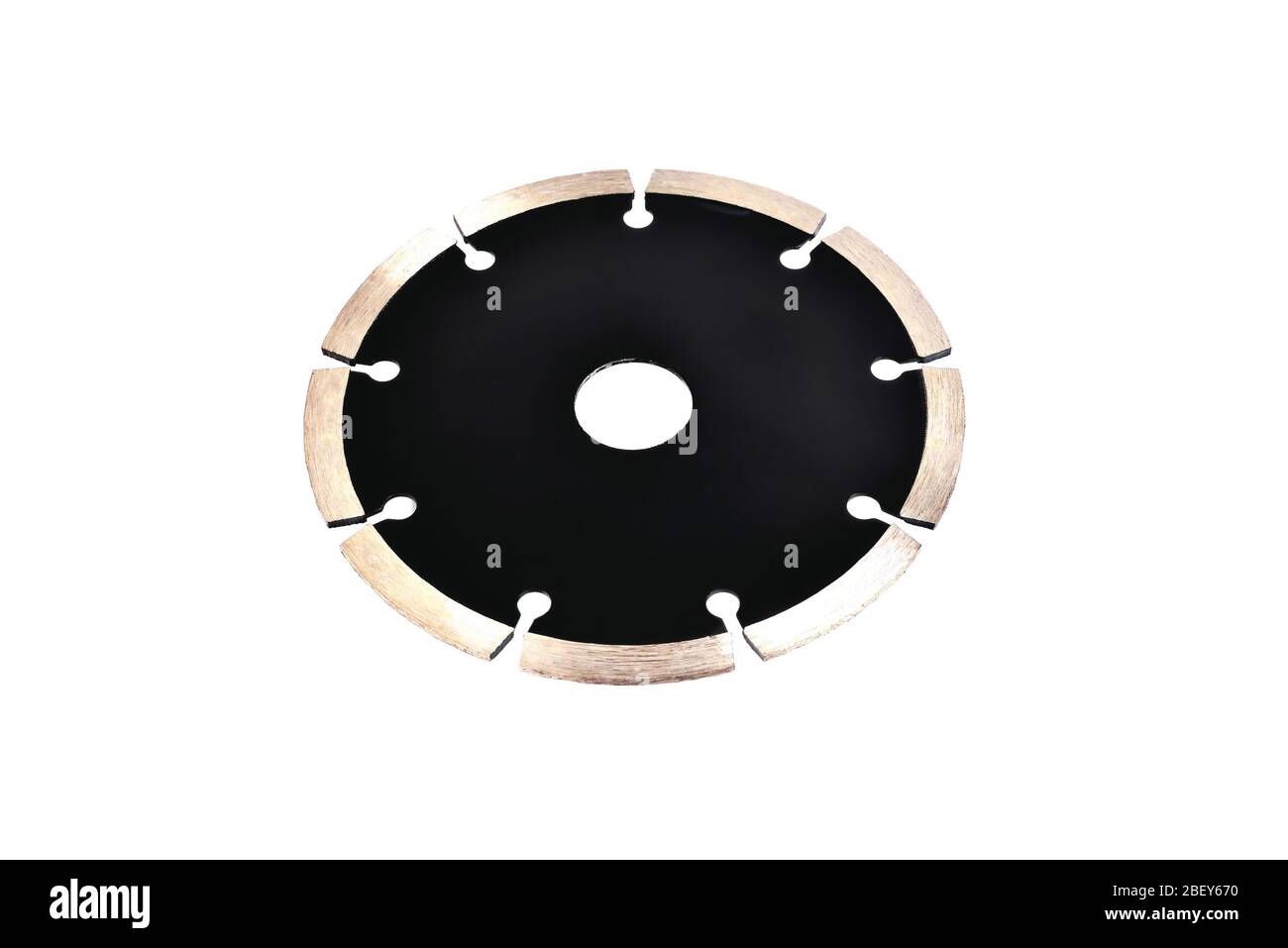 cutting disc segmented close up isolate white background Stock Photo ...