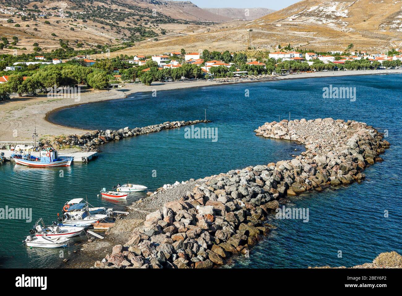Greek islands aerial hi-res stock photography and images - Alamy