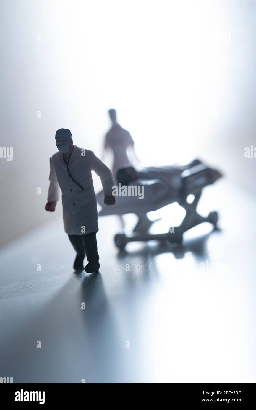 The doctor rescue patients Stock Photo - Alamy