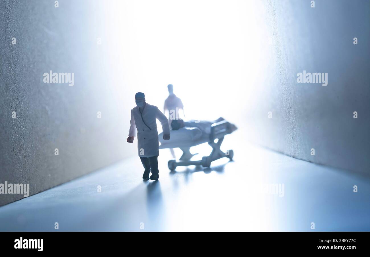 The doctor rescue patients Stock Photo - Alamy