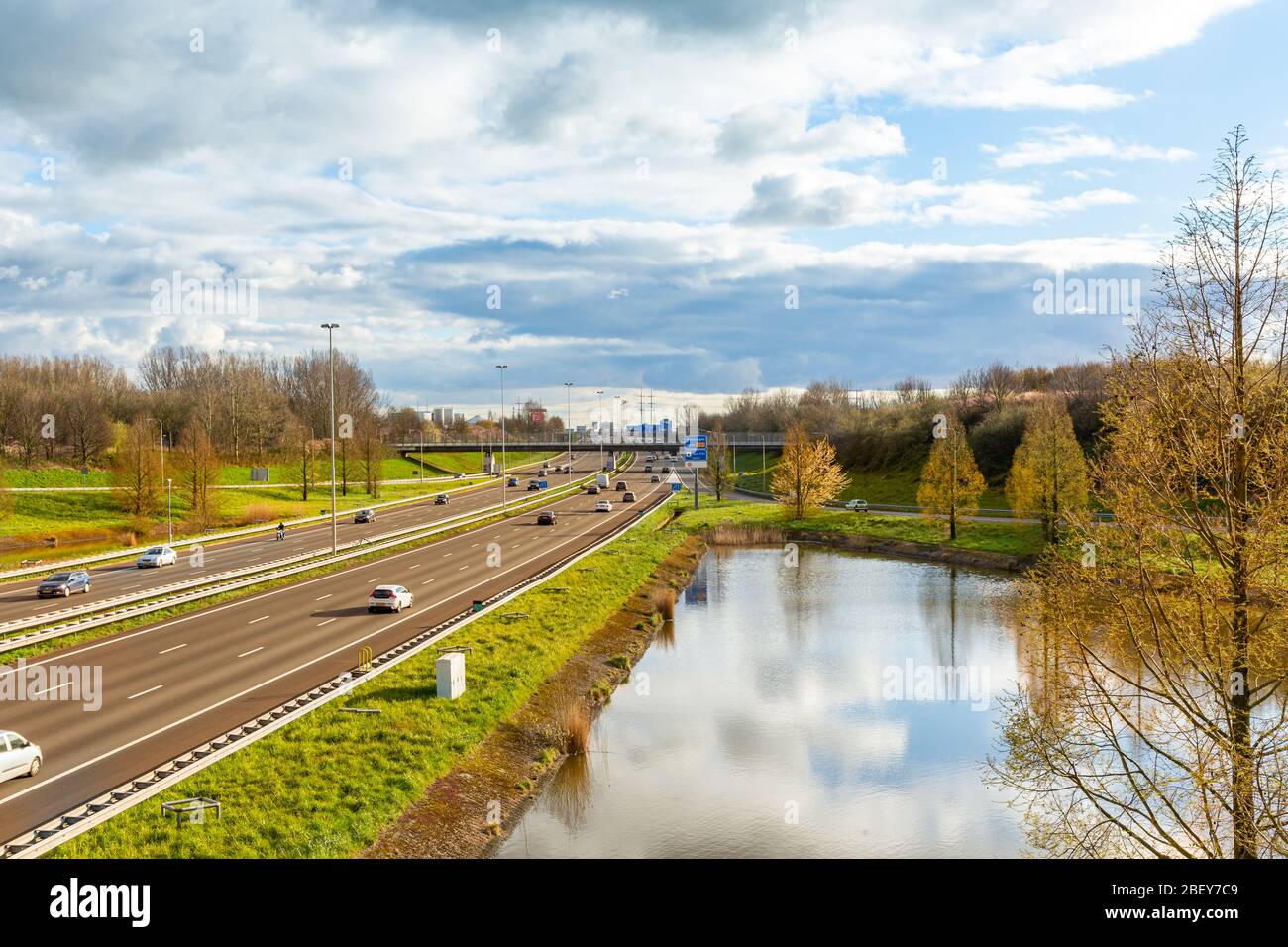 Aerial shot scenic route highway hi-res stock photography and images ...
