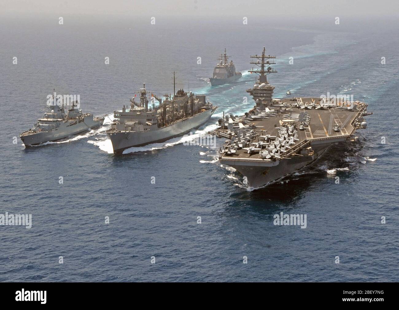 ARABIAN SEA (March 23, 2013) The German navy frigate FGS Hamburg (F220 ...