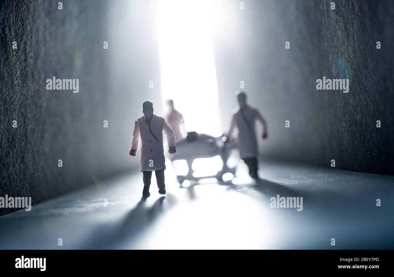 The doctor rescue patients Stock Photo - Alamy