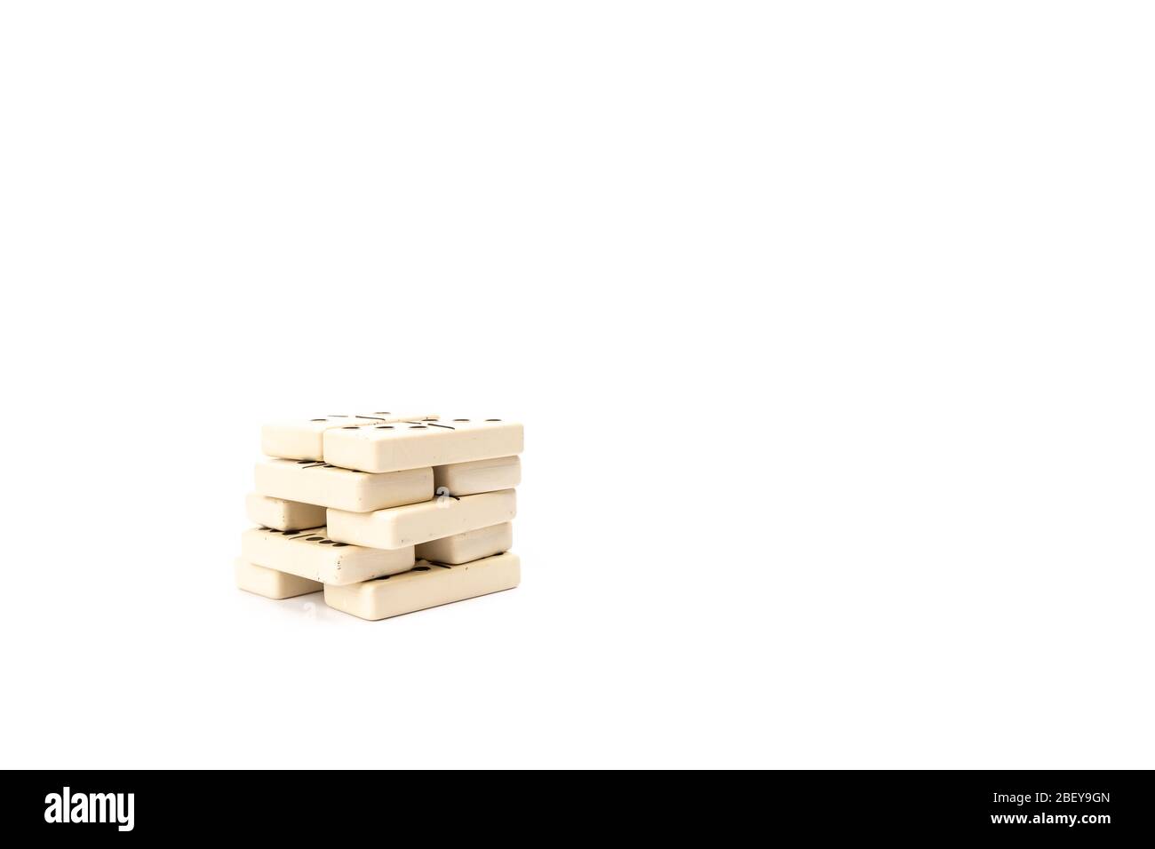 game dominoes rectangular bottom plastic range of the white background ...