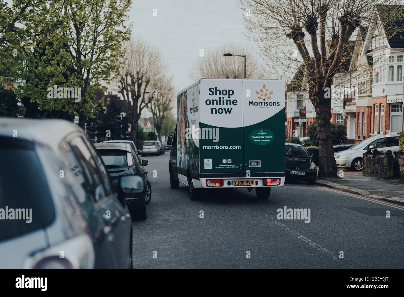Morrisons van hi-res stock photography and images - Alamy