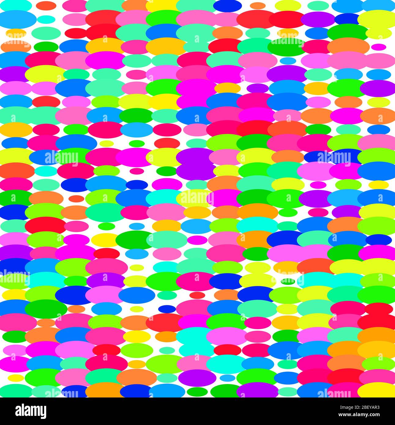 Colored ovals on white background Stock Vector Image & Art - Alamy