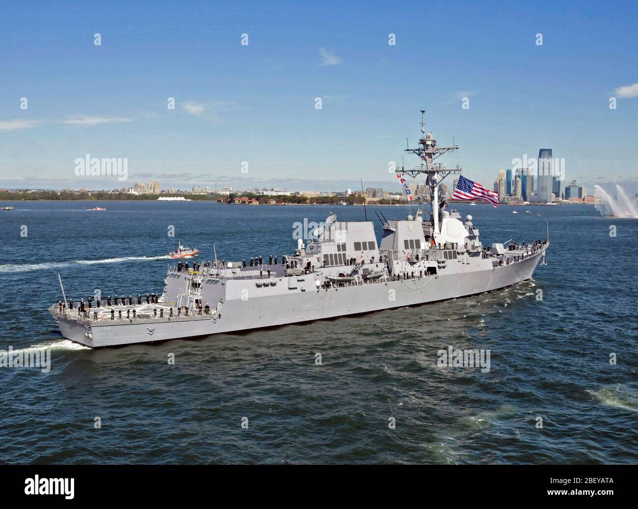 NEW YORK (Oct. 1, 2012) The guided-missile destroyer Pre-Commissioning ...