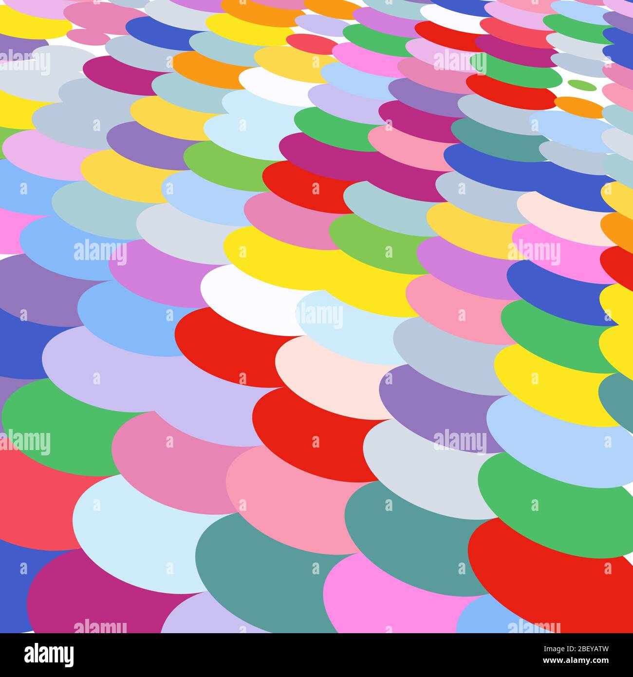 Colored ovals on white background Stock Vector Image & Art - Alamy