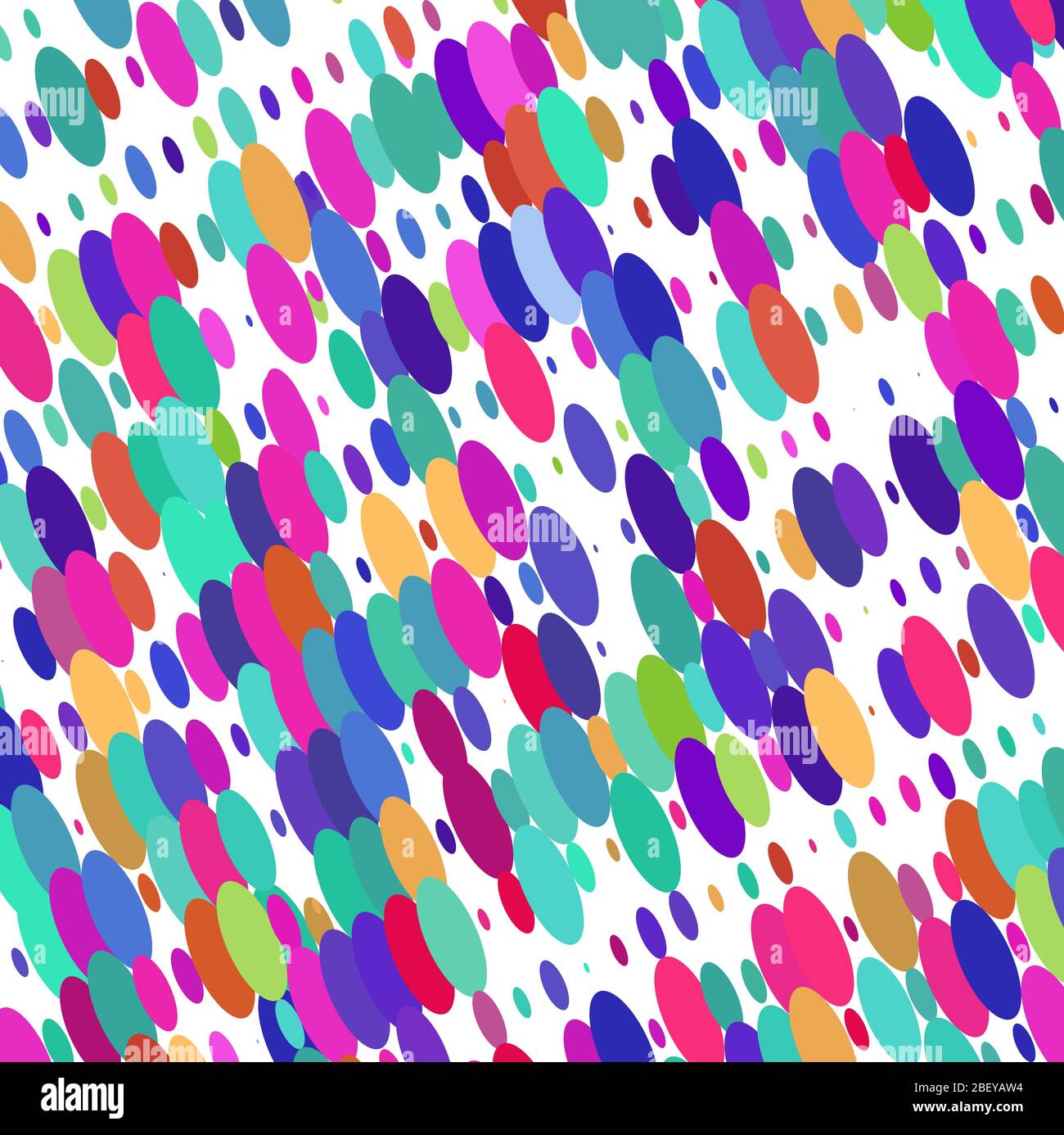 Colored ovals on white background Stock Vector Image & Art - Alamy