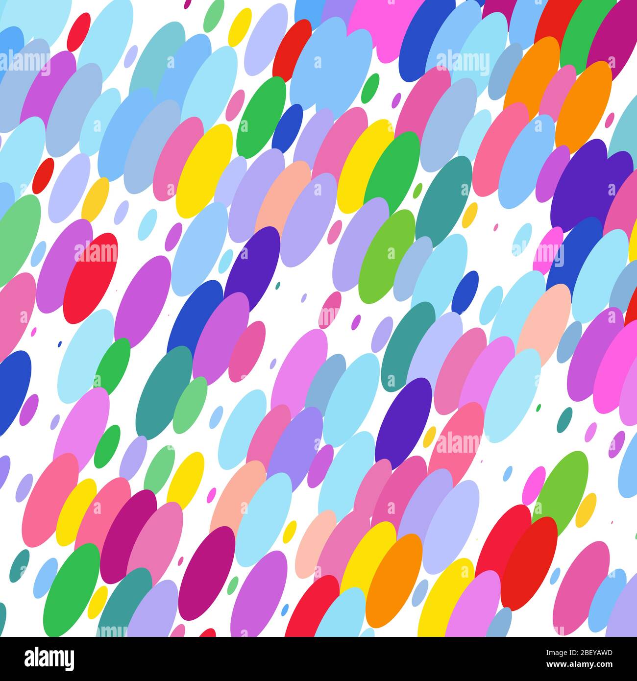 Colored ovals on white background Stock Vector Image & Art - Alamy