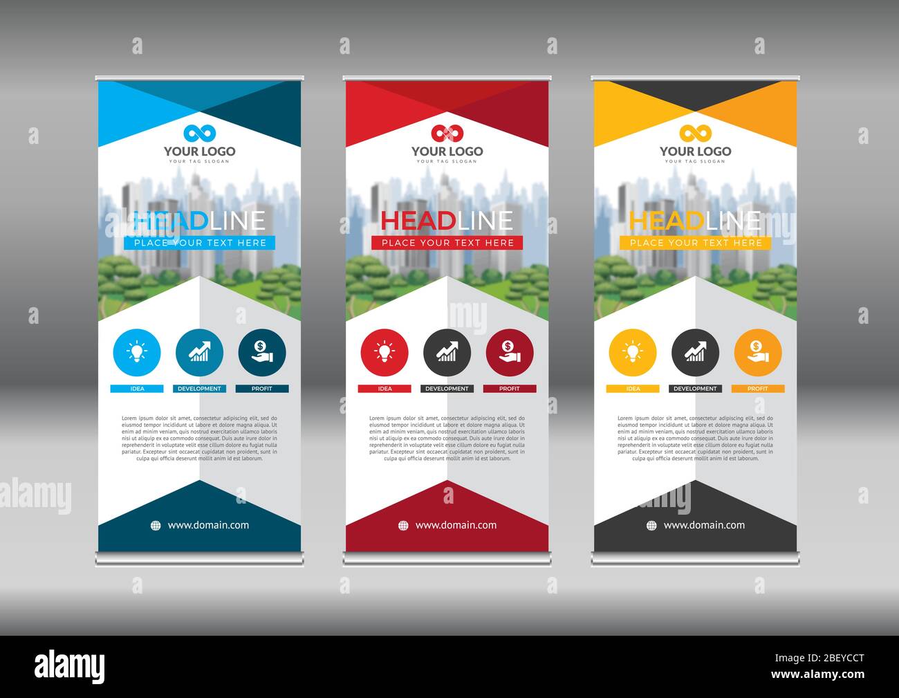 Business Roll Up. Standee Design. Banner Template. Presentation and ...