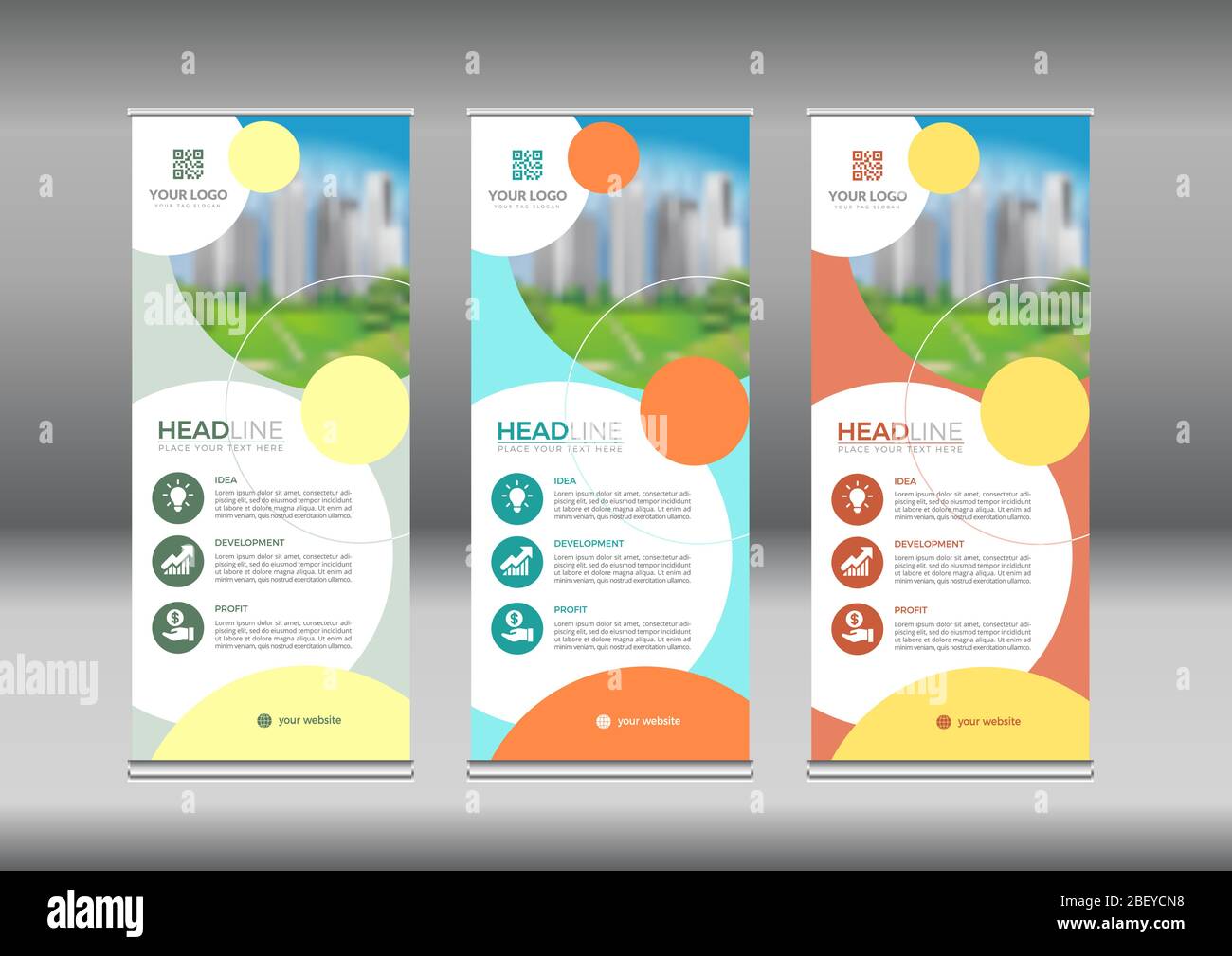 Business Roll Up. Standee Design. Banner Template. Presentation and ...