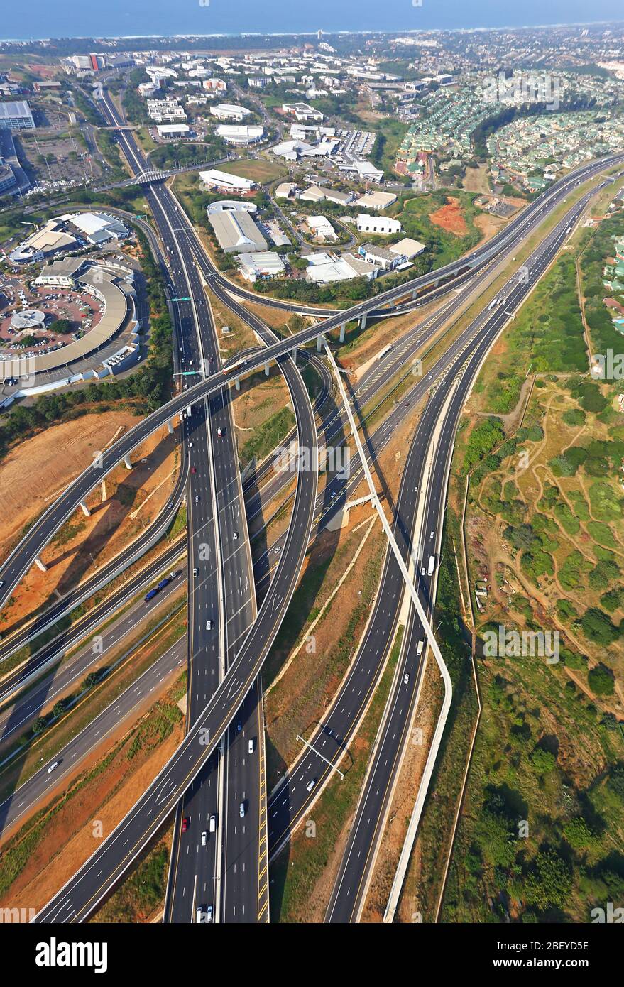 Aerial photo of Cornubia Interchange Stock Photo - Alamy