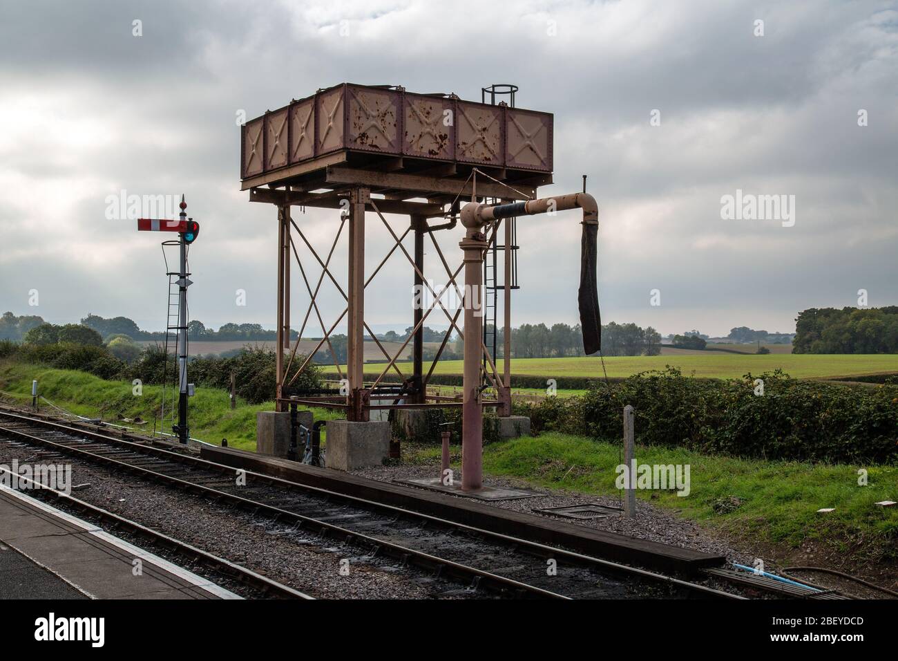 Railroad water tank hi-res stock photography and images - Alamy