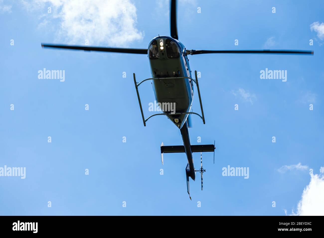 passenger helicopter flies at an air show Stock Photo - Alamy