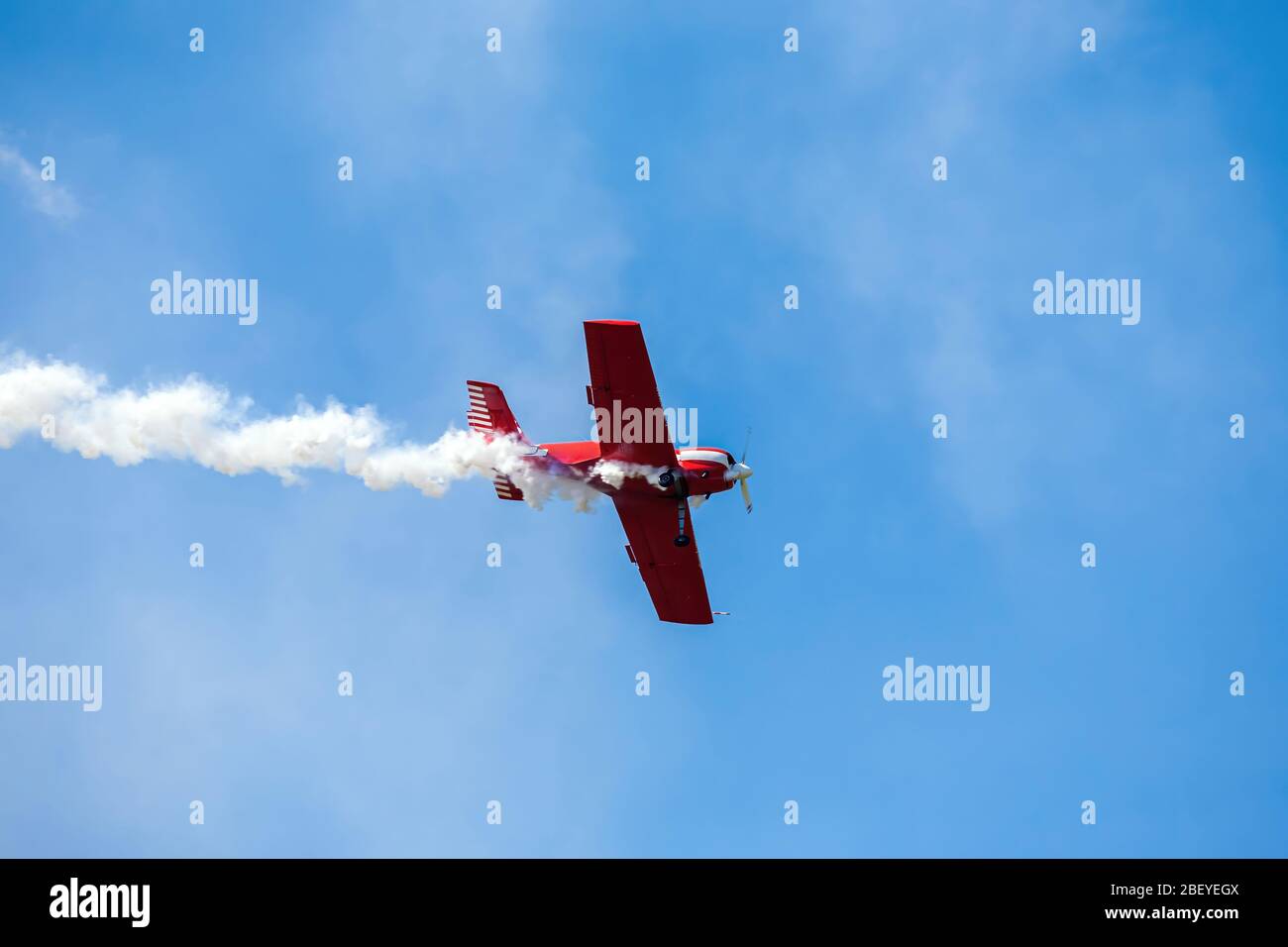sport aircraft perform acrobatics at air shows Stock Photo - Alamy