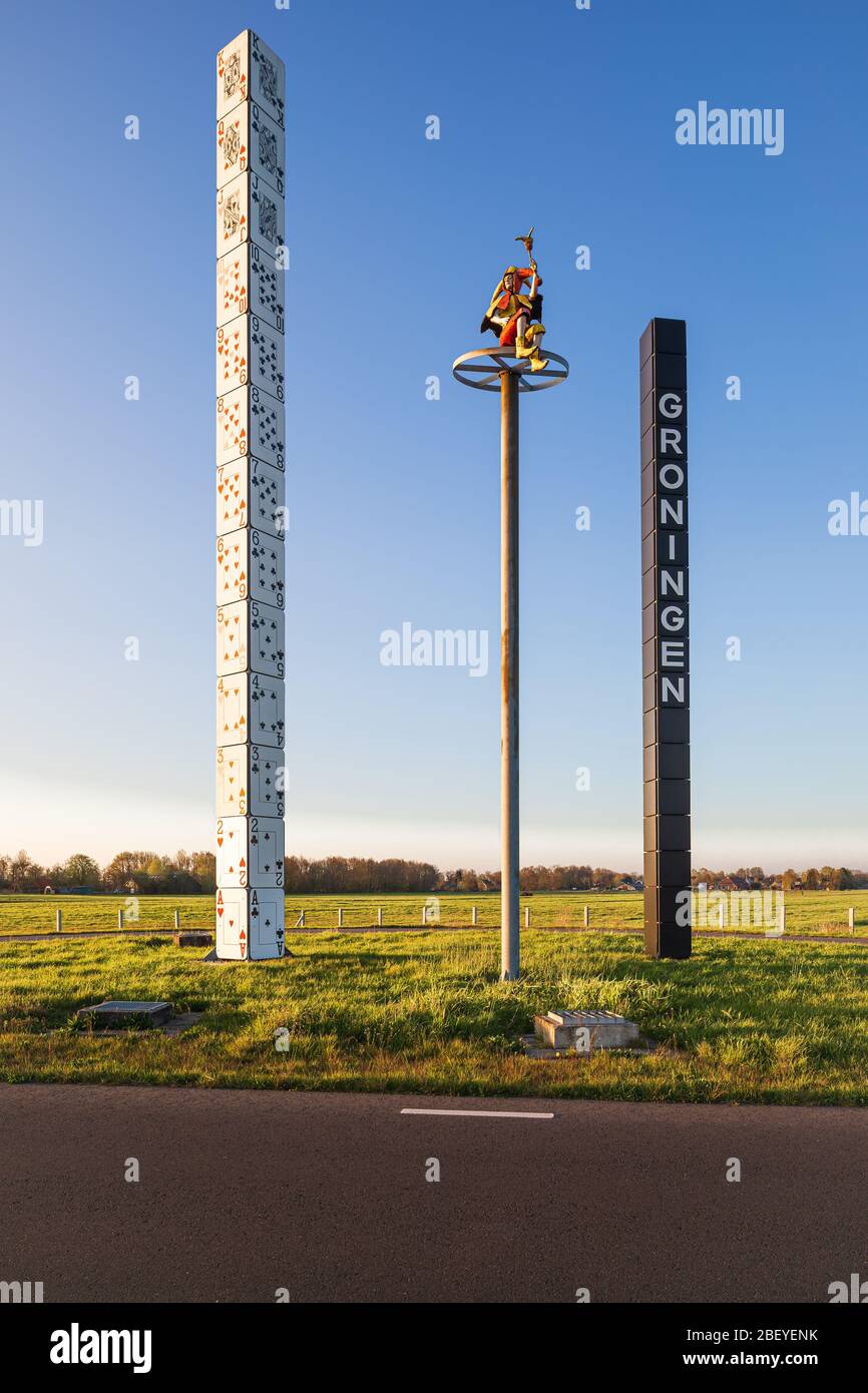 Three towers protrude high above the meadow: a "Map Tower", a "Name ...