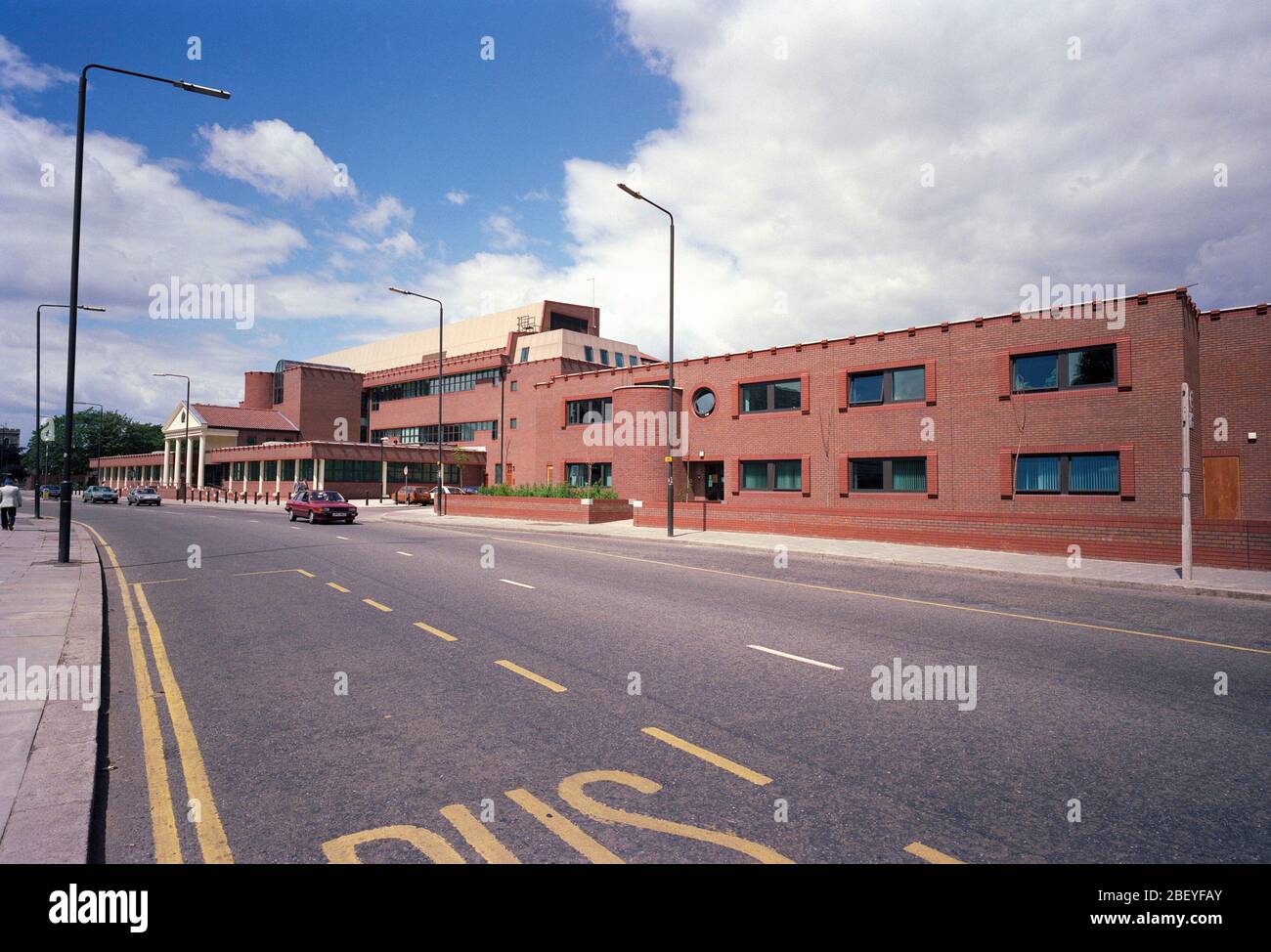 Brent Magistrates Court, London, Uk, in 1990 when newly built Stock ...