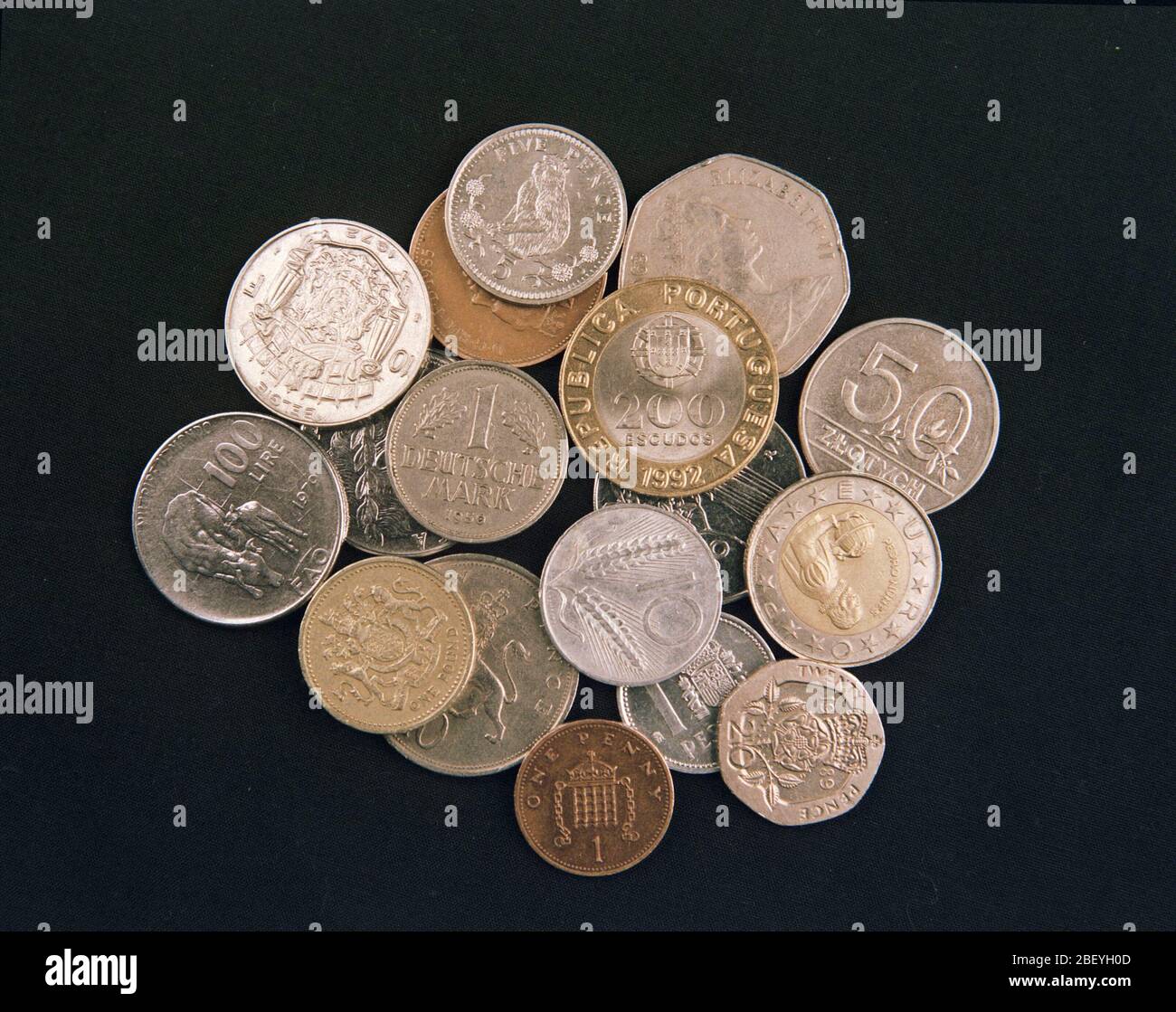 European Currency in 1992 Stock Photo - Alamy