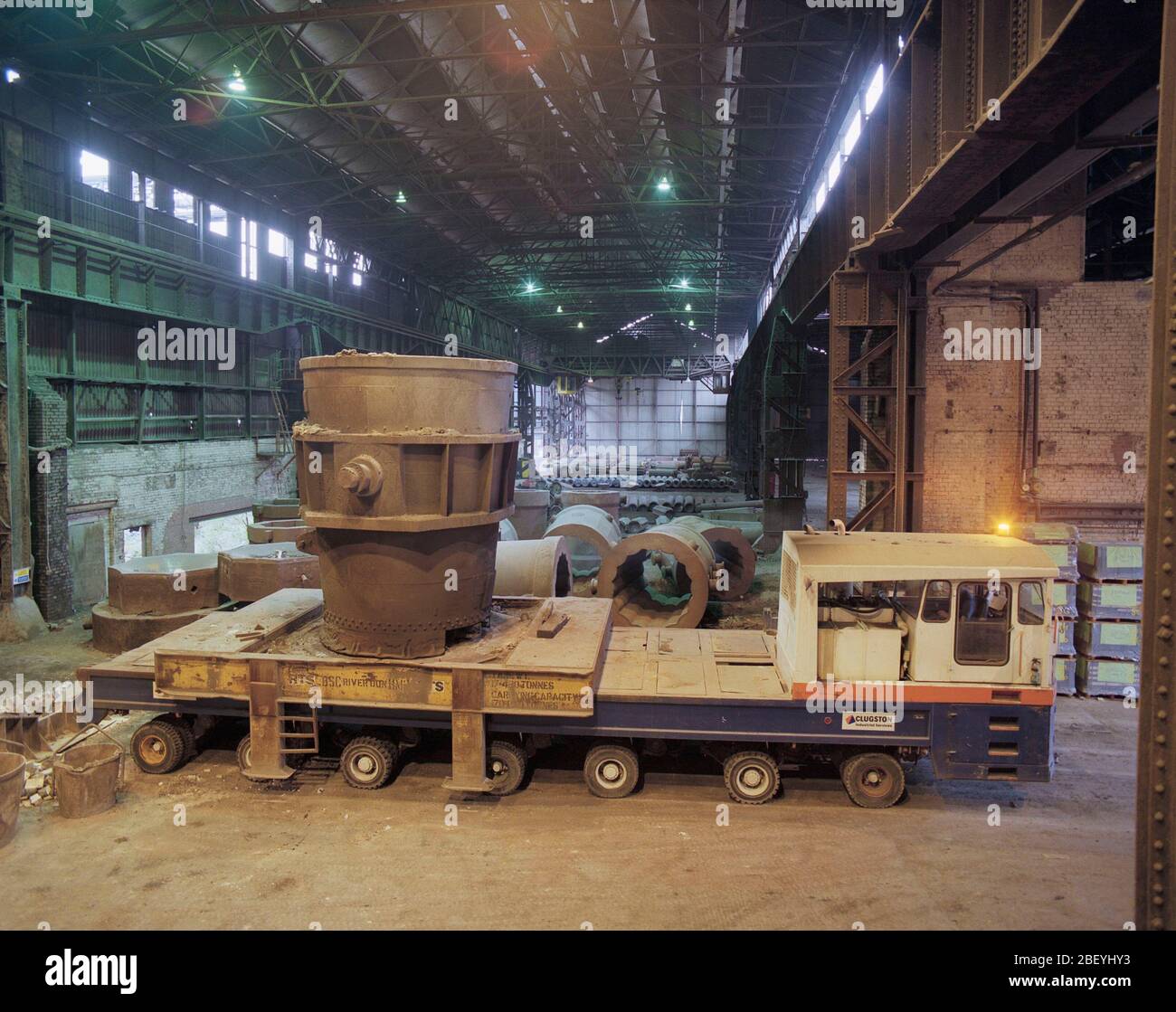 1992, Steel production in a Sheffield Steel Works, South Yorkshire ...