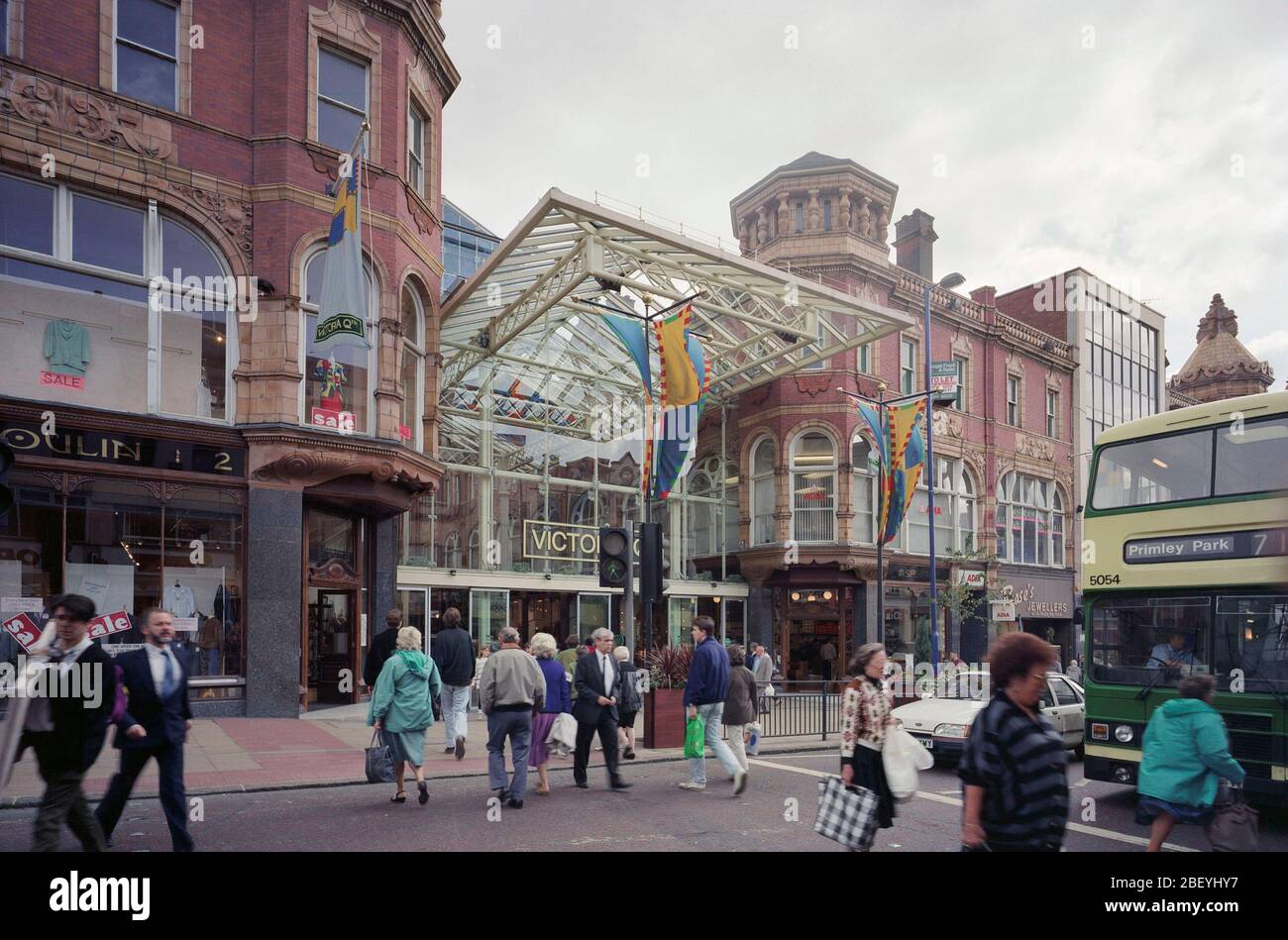 1992, The newly opened and restored Victoria Quarter Shopping Centre ...