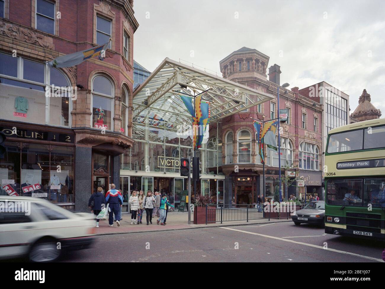 1992, The newly opened and restored Victoria Quarter Shopping Centre ...