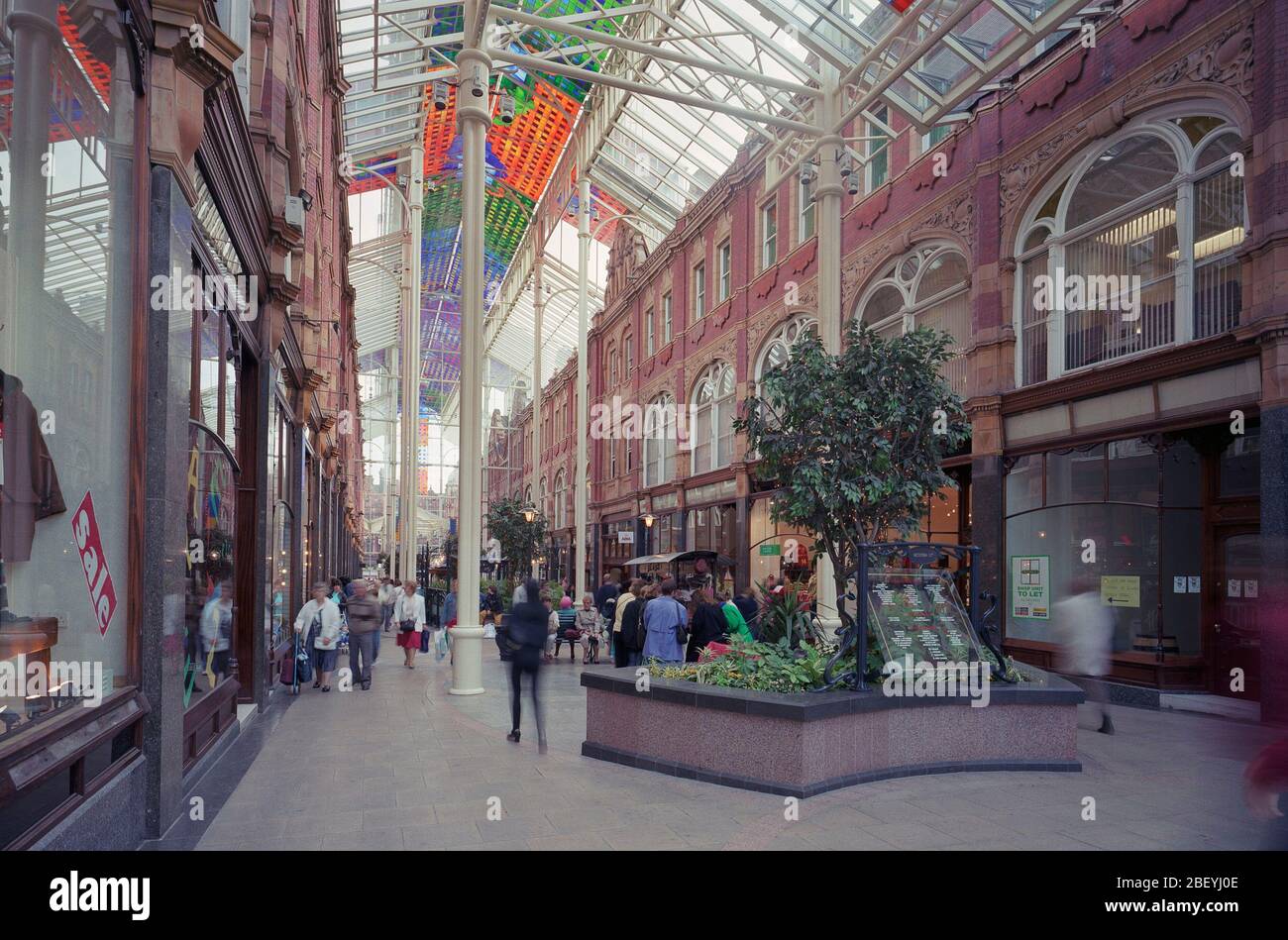 1992, The newly opened and restored Victoria Quarter Shopping Centre ...