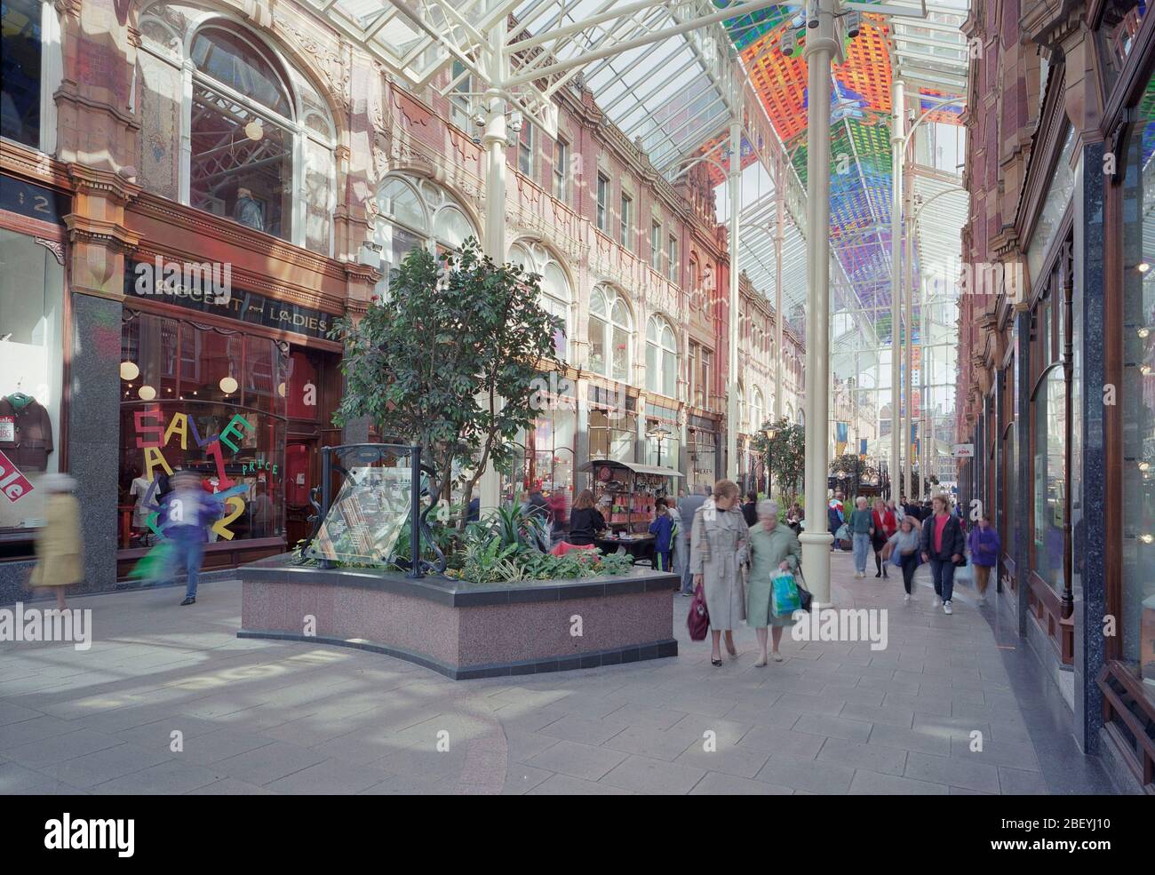 1992, The newly opened and restored Victoria Quarter Shopping Centre ...