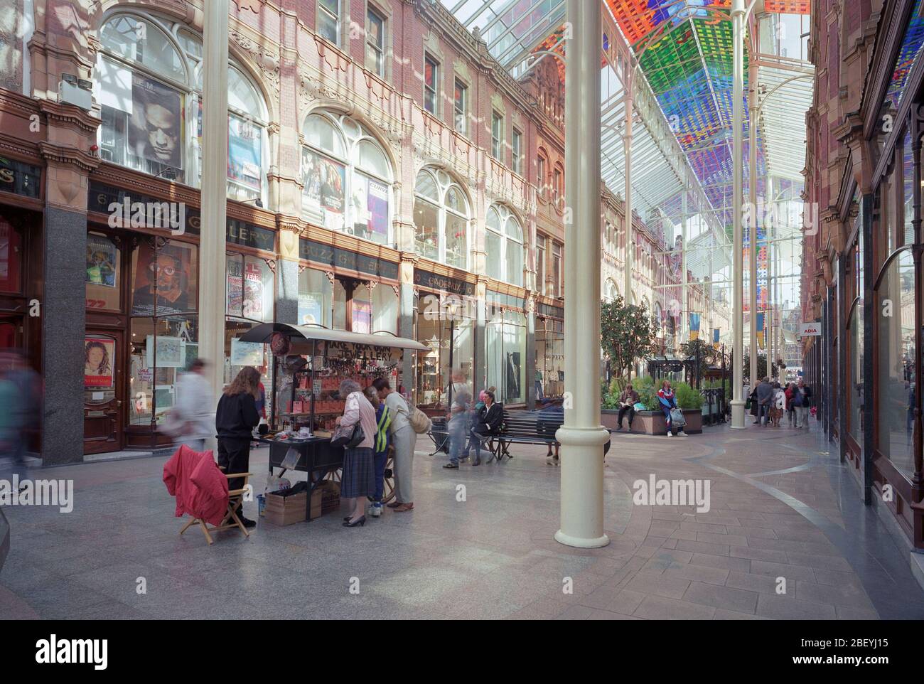 1992, The newly opened and restored Victoria Quarter Shopping Centre ...