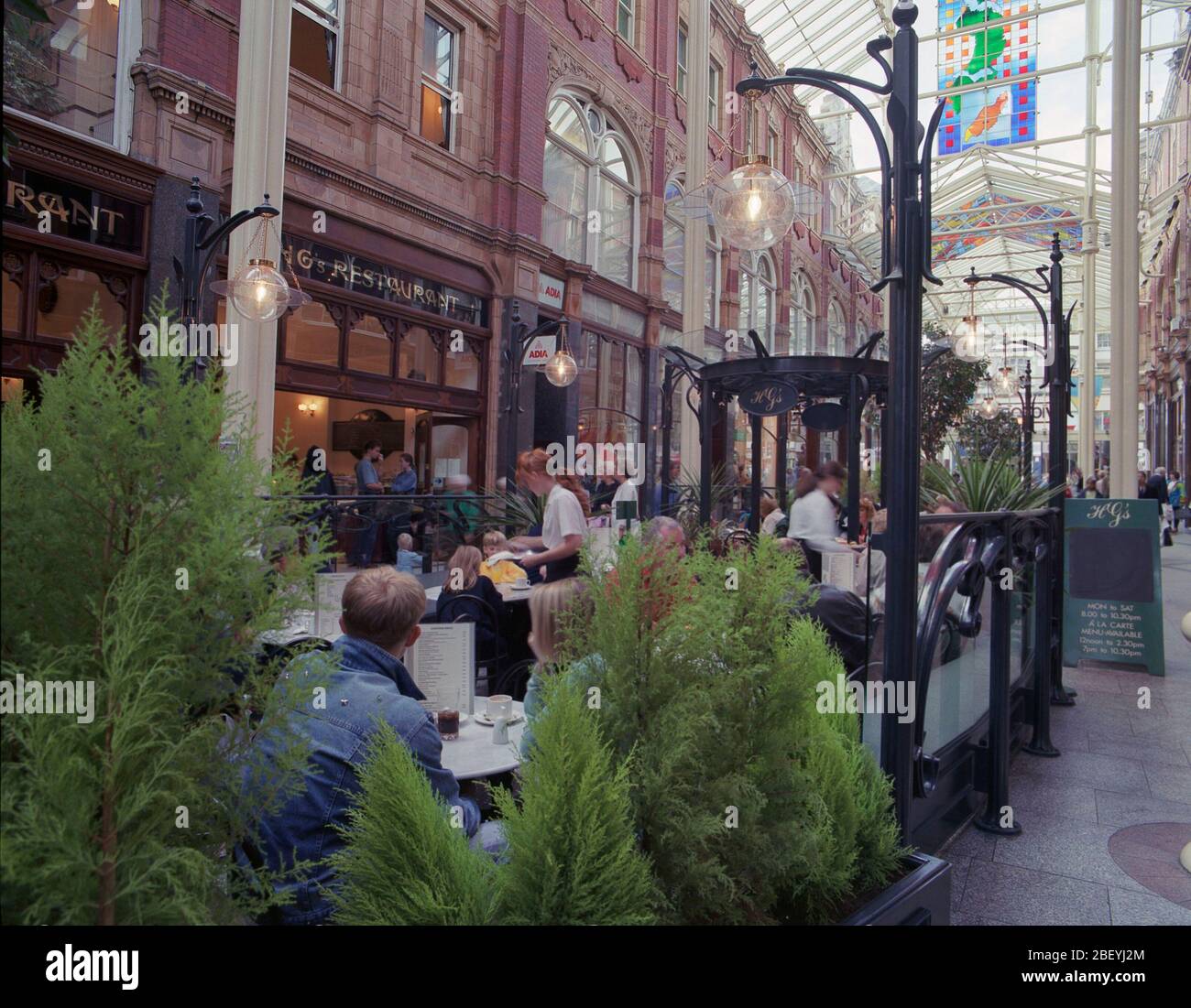 1992, The newly opened and restored Victoria Quarter Shopping Centre ...