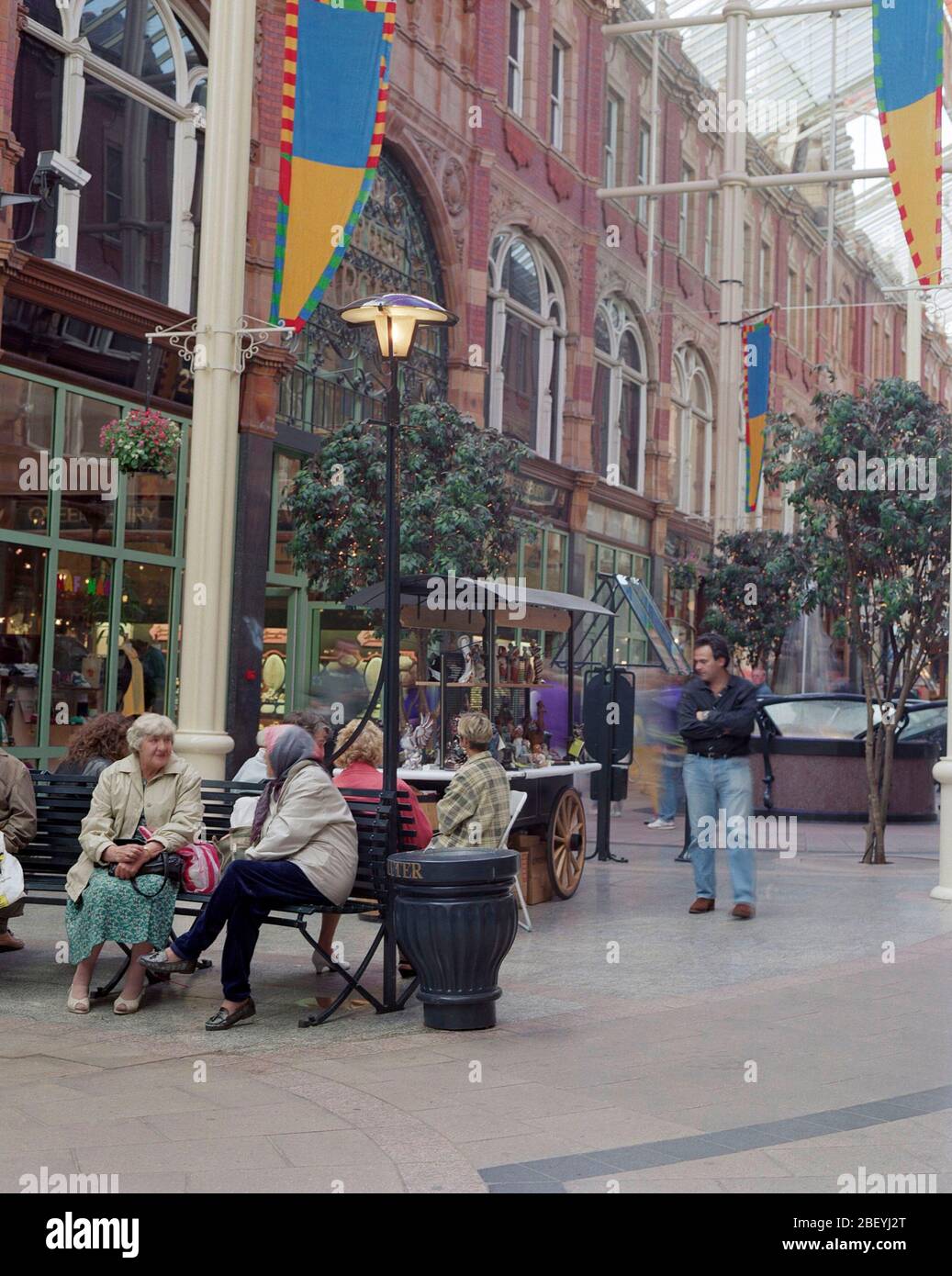 1992, The newly opened and restored Victoria Quarter Shopping Centre ...
