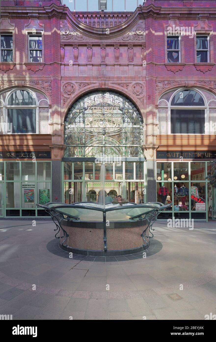 1992, The newly opened and restored Victoria Quarter Shopping Centre ...