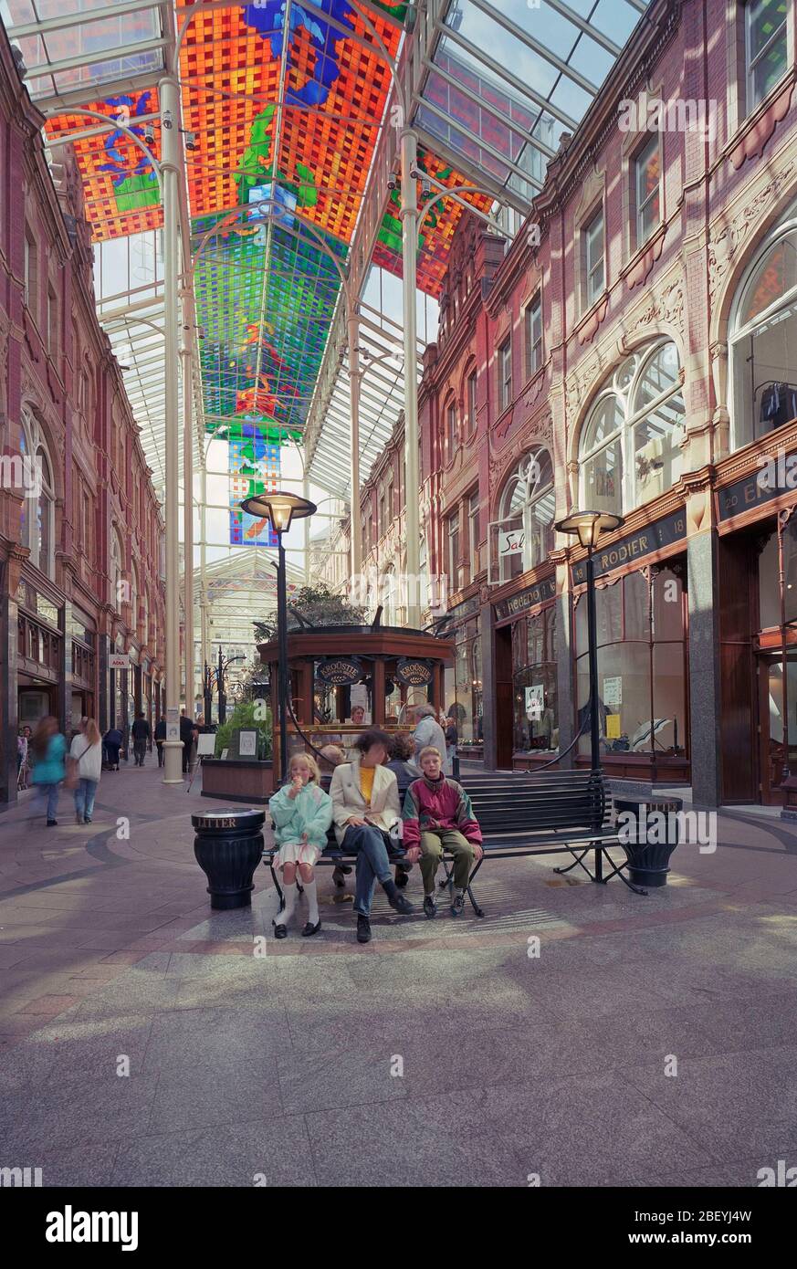 1992, The newly opened and restored Victoria Quarter Shopping Centre ...