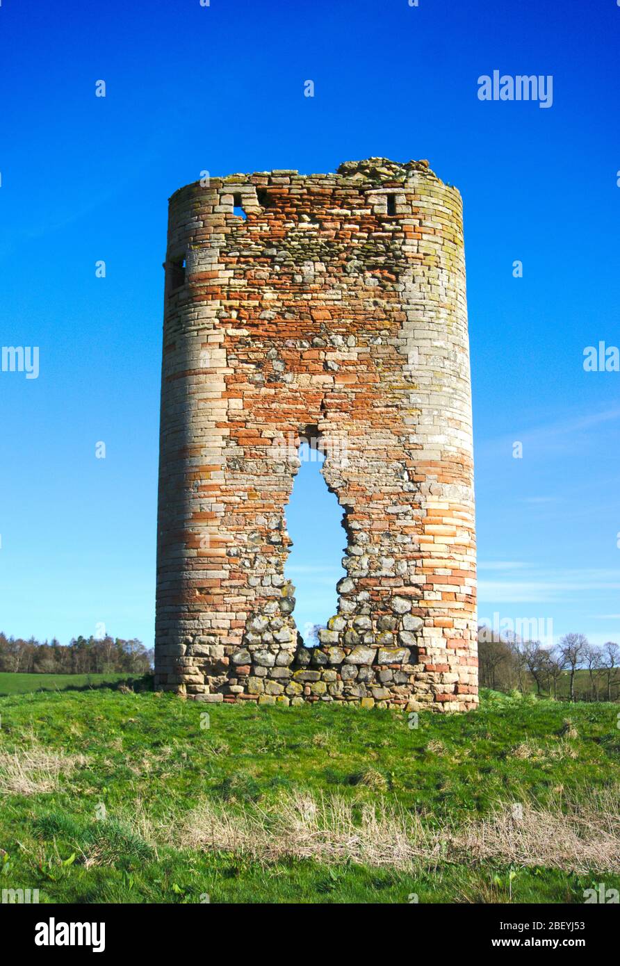 Ruin of the 16th century Corsbie Tower (or Castle), a Scheduled ...