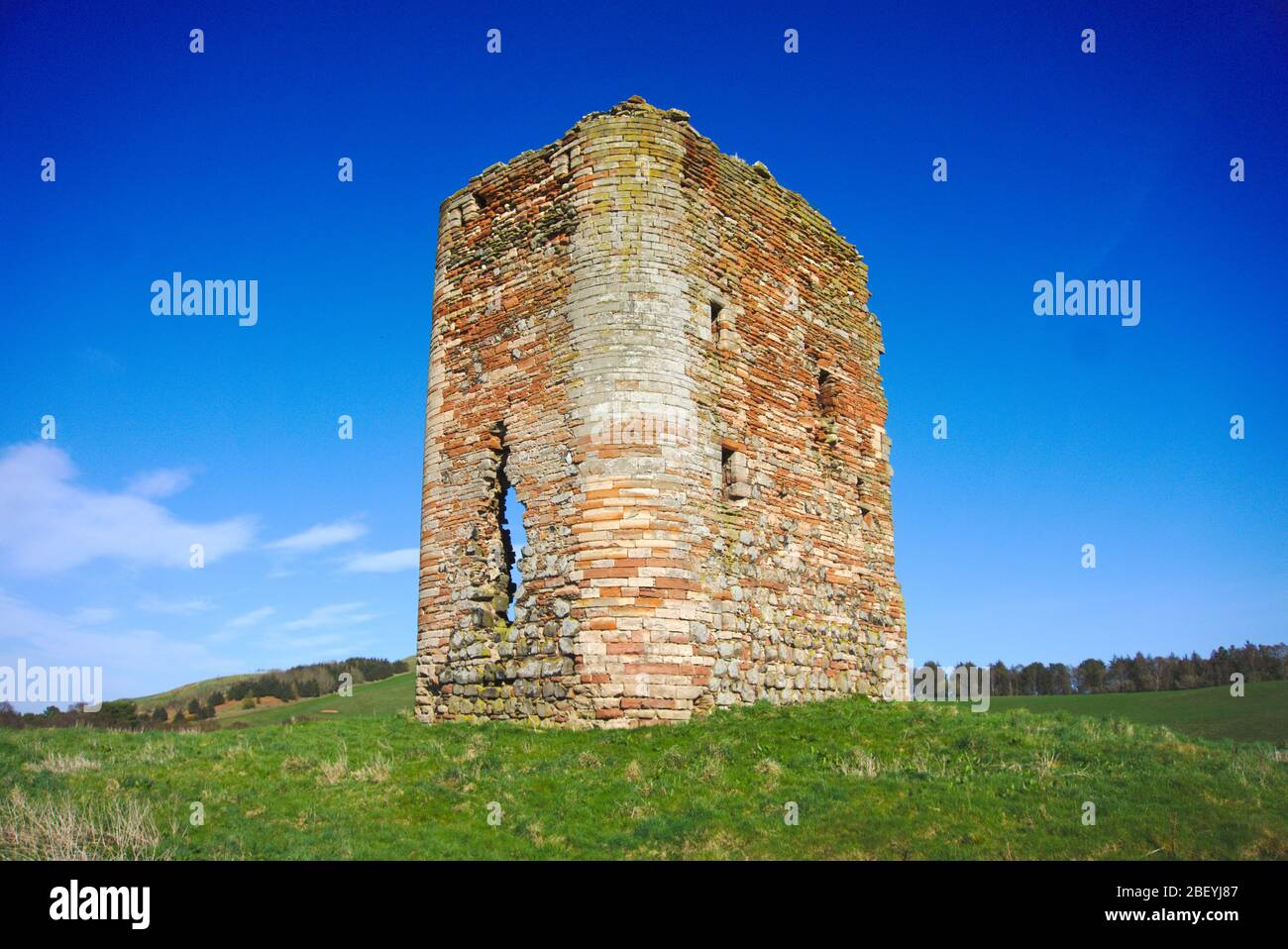 Ruin of the 16th century Corsbie Tower (or Castle), a Scheduled ...