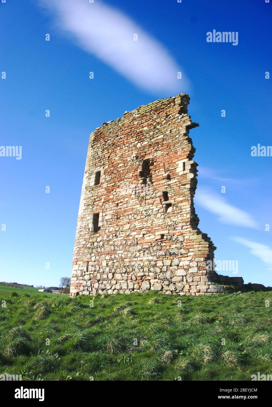 Ruin of the 16th century Corsbie Tower (or Castle), a Scheduled ...