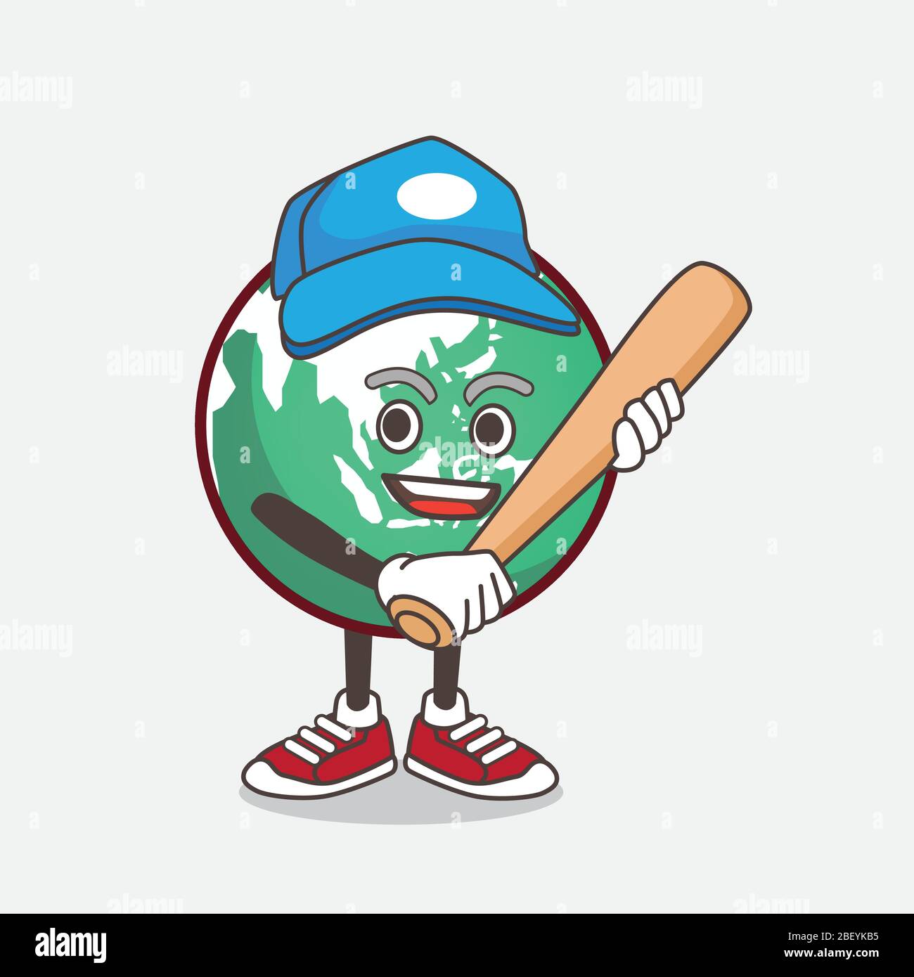 Earth Globe Vector Mascot Illustration Stock Vector Image & Art - Alamy