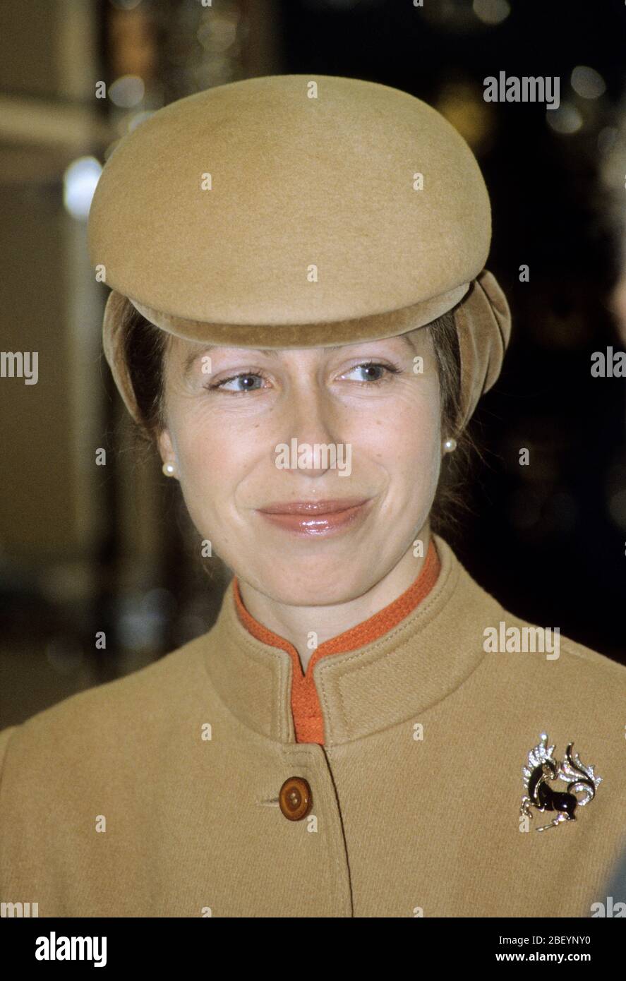 Hrh Princess Anne Captain Mark Phillips High Resolution Stock ...