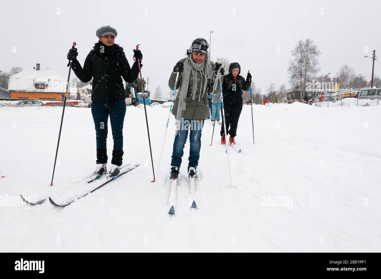 As, Norway - February 17, 2010: African, Asian and Latino Americans ...