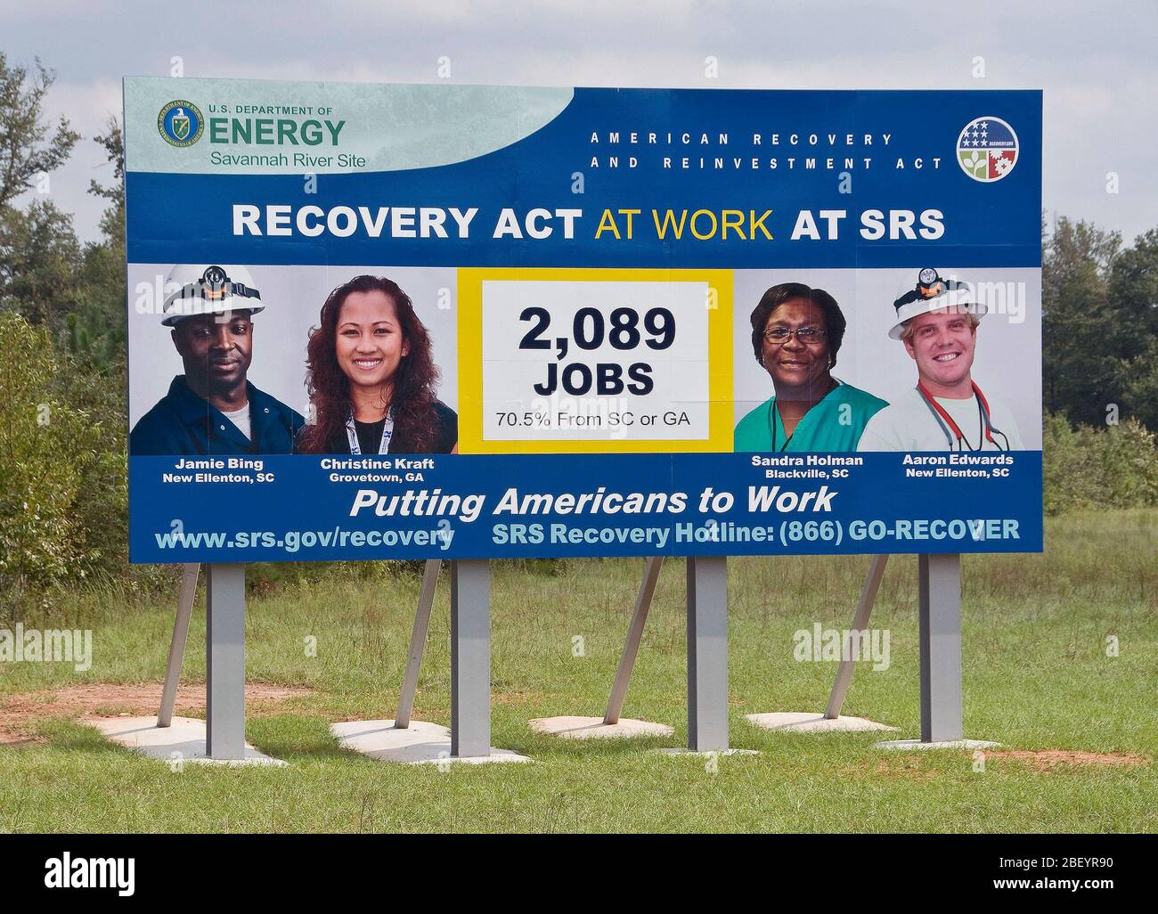 2009 - Department of Energy, Savannah River Site, American Recovery and ...