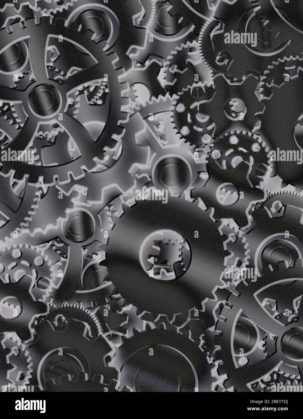 Cog wheels. Clock work mechanism Stock Photo - Alamy