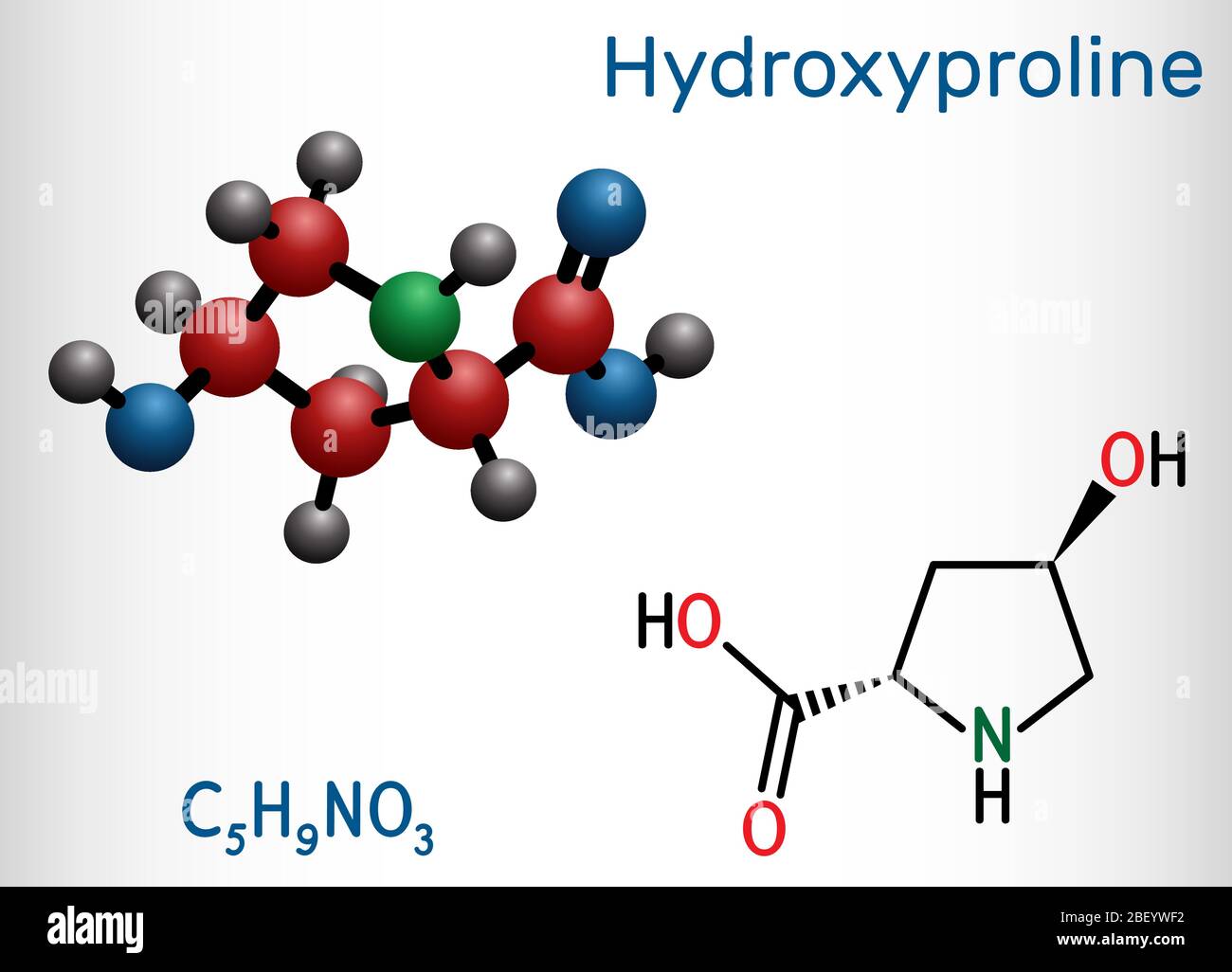 Hydroxyproline Structure