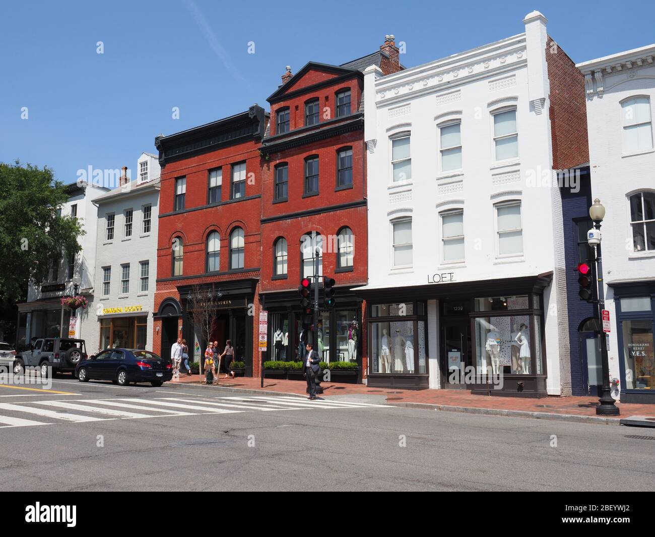 Washington Dc Georgetown Shopping High Resolution Stock Photography and ...
