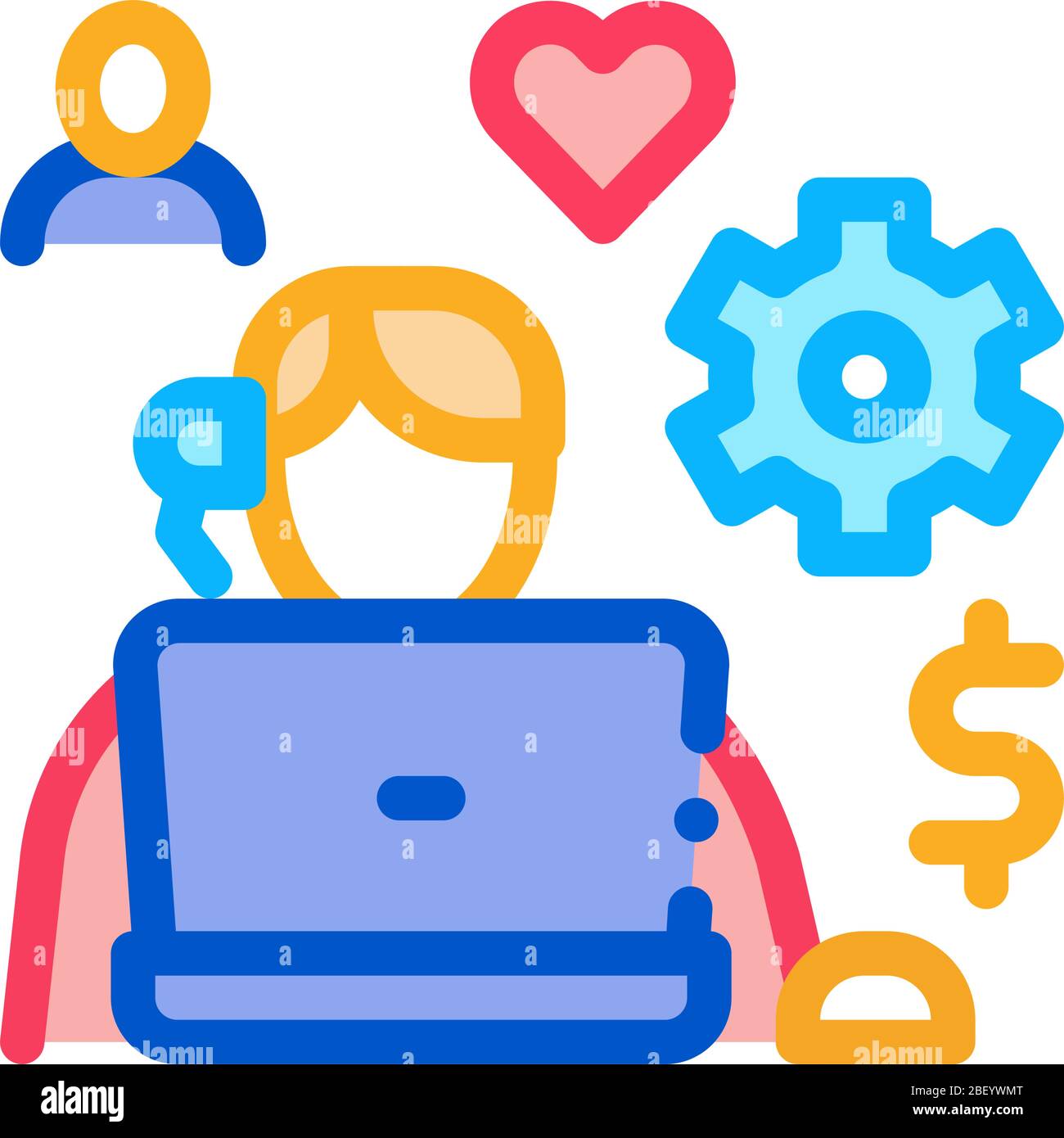 film director icon vector outline illustration Stock Vector Image & Art ...