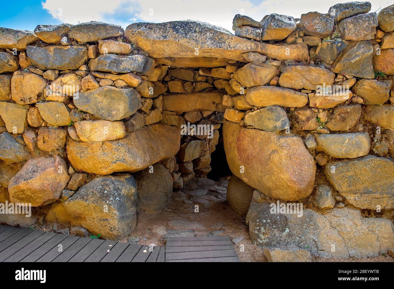 Arzachena, Sardinia / Italy - 2019/07/19: Archeological ruins of ...