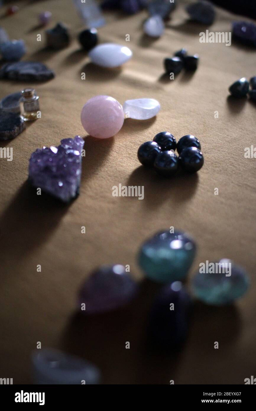 natural gemstone for crystal therapy Stock Photo - Alamy