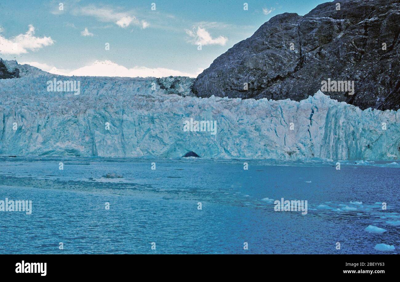 1980 - This ship-deck-based August 1980 photograph of Muir Glacier and ...