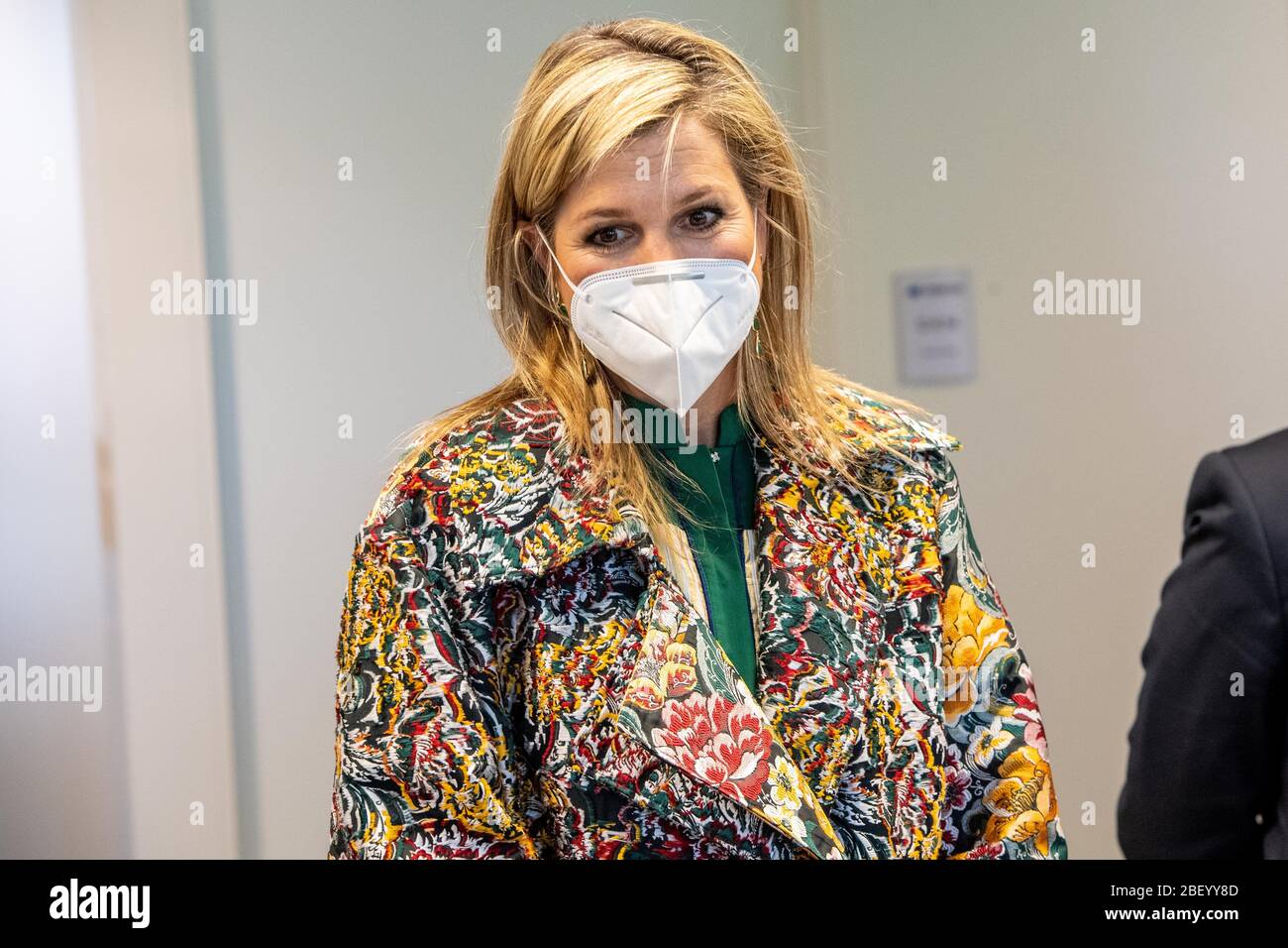 Enschede, Netherlands. 16th Apr, 2020. Queen Maxima of The Netherlands ...