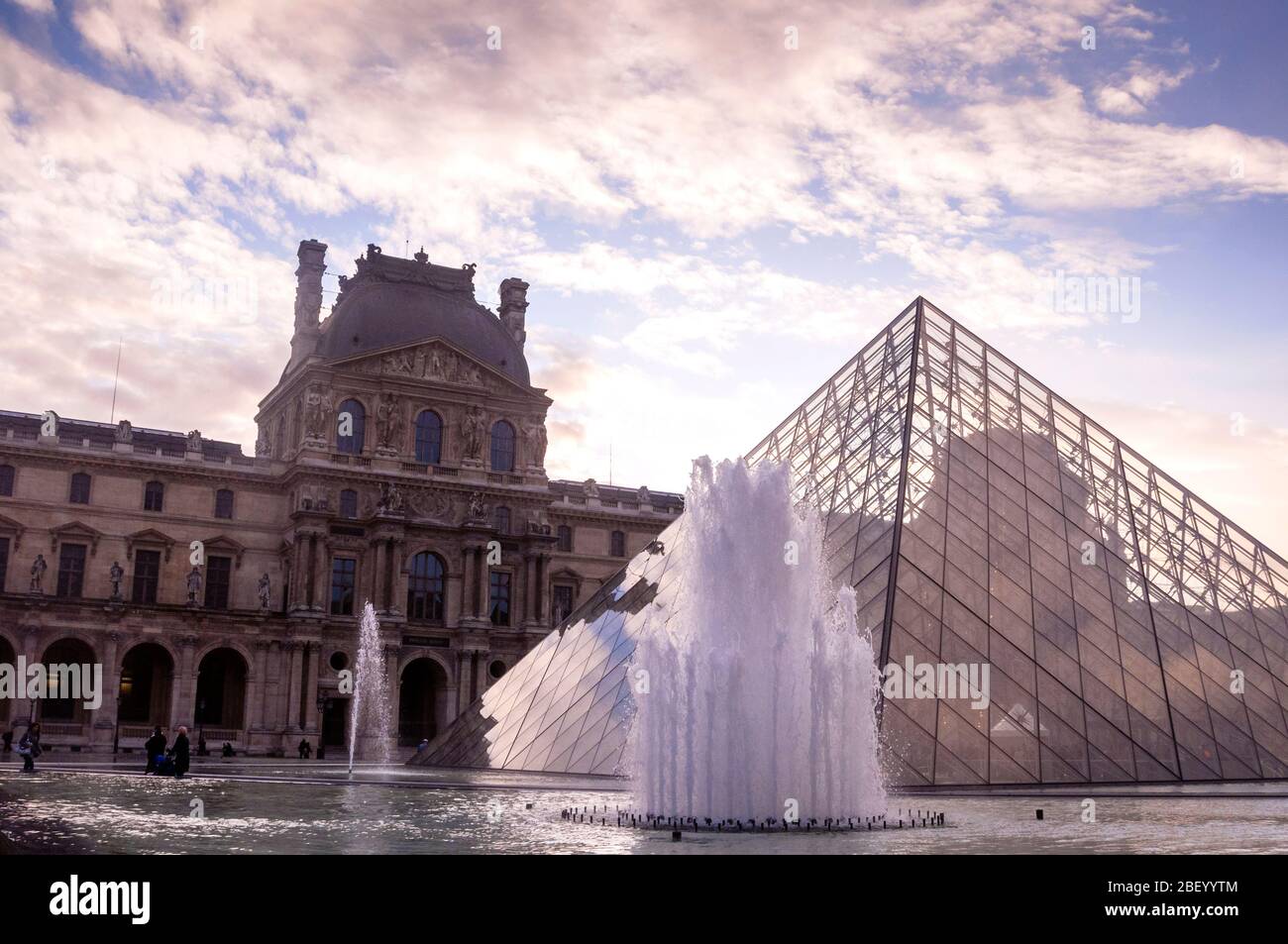 The Pyramid du Louvre, Paris, France Stock Photo - Alamy