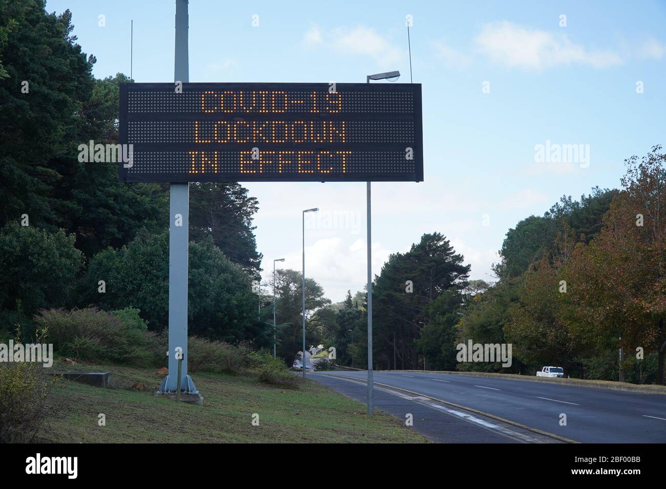 Empty streets covid lockdown africa hi-res stock photography and images ...